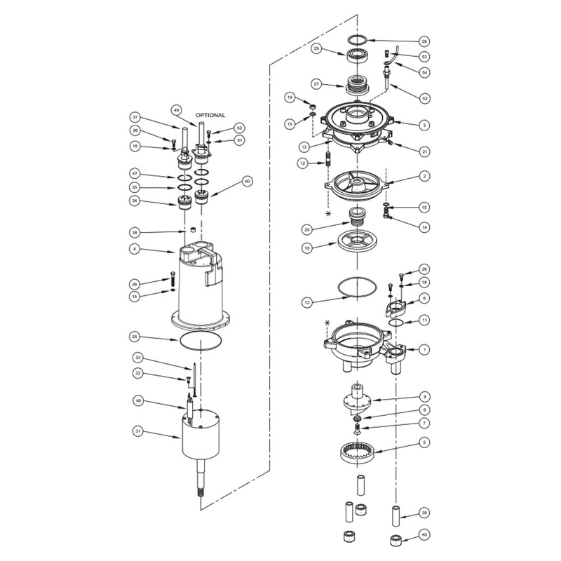 Barnes Pumps SGVF2022L Submersible Grinder Pump 110609 | PumpCatalog.com
